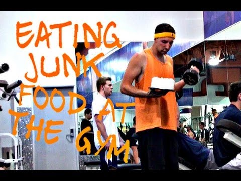 Eating Junk Food At The Gym!